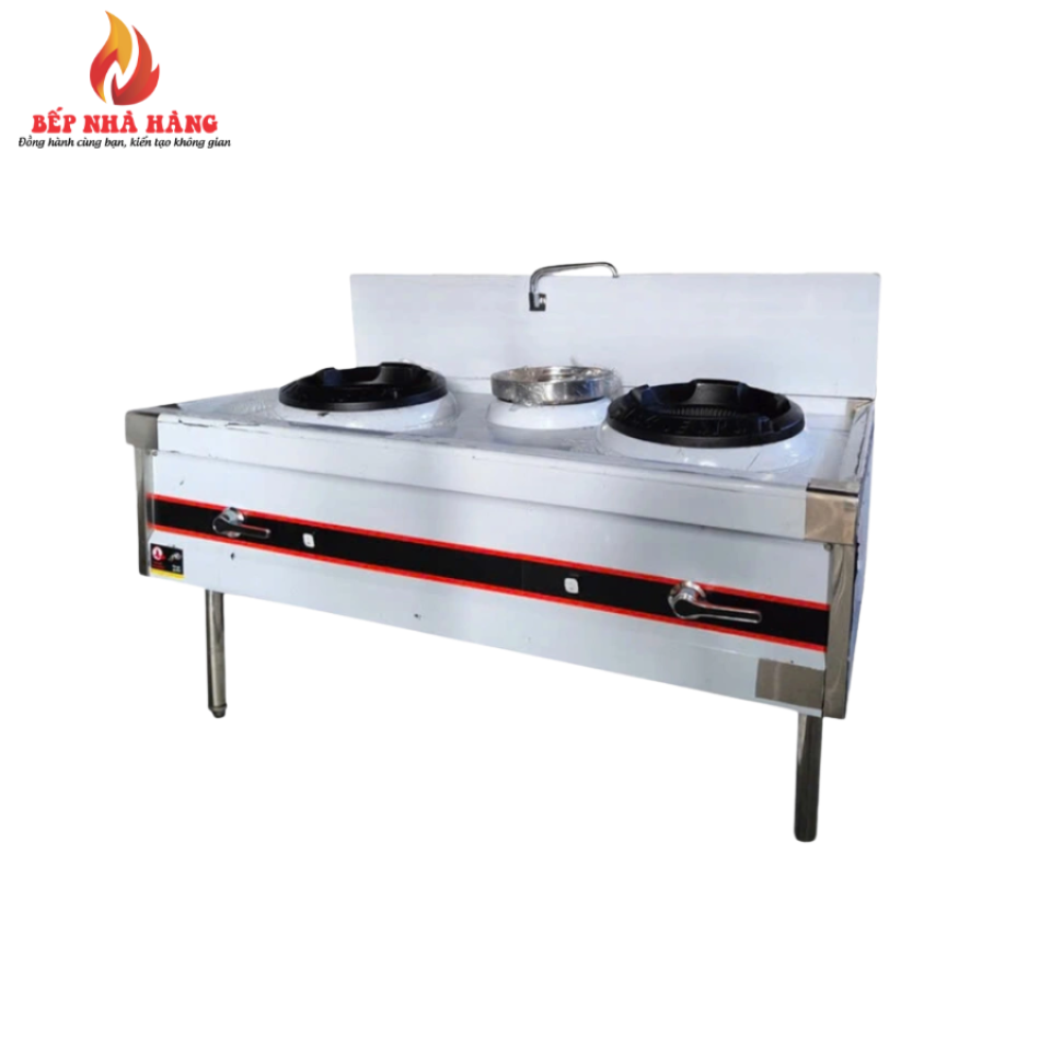 Bếp Á Đôi Họng Gang Có Quạt Thổi